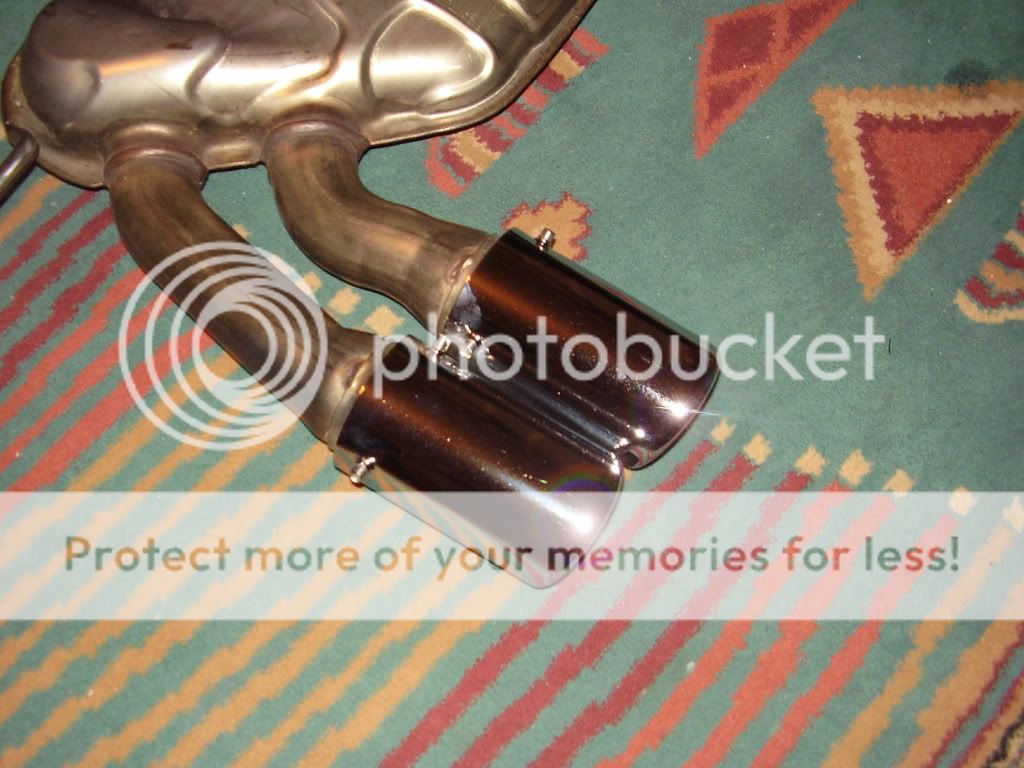 Mk5 rabbit oem muffler with oem sport tips 140$+shipping | VW Vortex ...