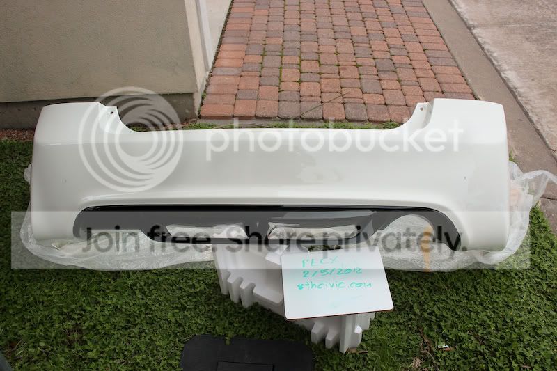FD2 replica rear bumper painted TW | 8th Generation Honda Civic Forum