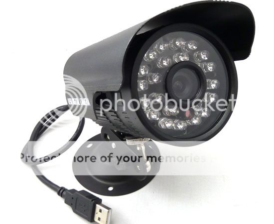 USB Surveillance Camera Home CCTV Security Camera Night IR Vision ...